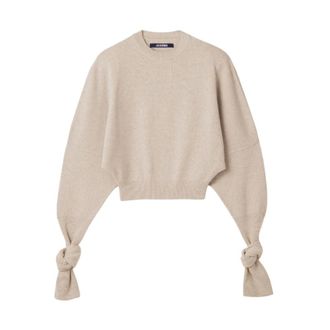 Jacquemus Le Pull Fiocco - - Knitwear - Damen - Beige - M