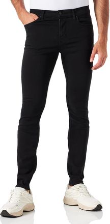 7 For All Mankind Herren Paxtyn Tapered Luxe Performance Plus Jeans, Schwarz, 38W / 38L EU