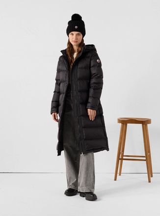 Jott Doudoune longue &agrave; capuche Grand Froid Noir Karachi - Taille XS
