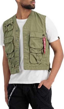 Alpha Industries Alpha Industries Military Vest Milit&auml;rweste f&uuml;r Herren Olive