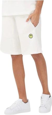 Barrow Barrow, Homme, Shorts, Blanc, Taille: M Sudadera Sweatshorts
