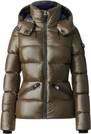 Mackage Femme, Vestes, Vert, Taille: 42 FR Madalyn-V