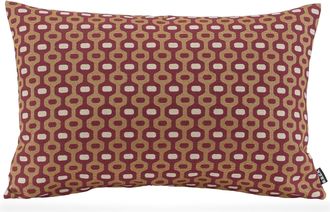 H.O.C.K. Sami Kissen inkl. Füllung Dekokissen Zierkissen 50x50cm in verschiedenen Größen und Farben (60x40cm, red)