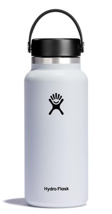 Hydro Flask Trinkflasche 946ml (32oz) - Isolierte Wasserflasche aus Edelstahl - Sportflasche mit auslaufsicherem Flex Cap-Deckel & Gurt - Thermoflasche Spülmaschi