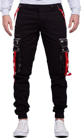 Cipo & Baxx Herren Jogginghose CR132 Schwarz XXL