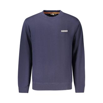 Napapijri Blau Baumwolle Herren Sweatshirt