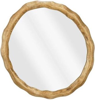 Mica Decorations Spiegel Nick - 36x2x38 cm - Holz - Dunkelbraun