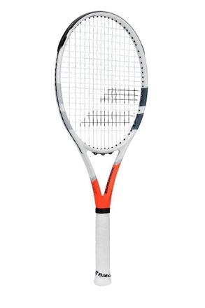 Babolat Strike G Strung Tennisschl&auml;ger, Unisex Erwachsene, Unisex - Erwachsene, Strike G Strung, wei&szlig;/rot