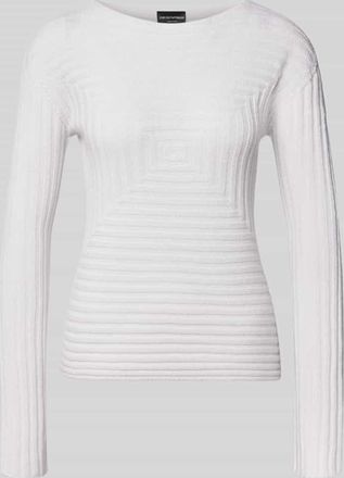 Emporio Armani Strickpullover mit Strukturmuster
