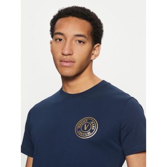 Versace Jeans Couture T-Shirt 78GAHT00 Blau Regular Fit