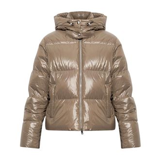 Moose Knuckles Moonstone Puffer Jacket - Femme - Vestes - Brun - Taille: 44 FR