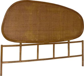 Sweeek Kopfteil aus dunklem Rattan - Samoa