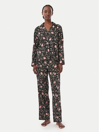 Lauren Ralph Lauren Pyjama ILN92524 Schwarz Regular Fit