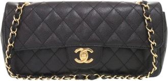 Chanel Pre-owned Sac bandouli&egrave;re vintage - Femme - Pre-owned - Noir - Taille: ONE Size