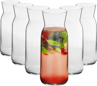 Argon Tableware Brokka -Glas -Karafes - 700ml - Pack Von 6 - Klar