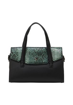 Faina Handtasche Handtasche Frauen Schwarz Gr&uuml;n