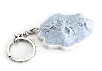 Generico Porte-cl&eacute;s topographique en 3d de l&icirc;le de loc&eacute;an indien afrique La R&eacute;union