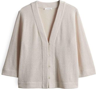 OPUS Damen Kurzarmshirt | SEMIPA Regular in Strickoptik Natural Glaze, 38