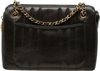 Chanel Pre-owned Sac bandouli&egrave;re matelass&eacute; vintage - Femme - Pre-owned - Noir - Taille: ONE Size
