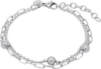 Tom Tailor Tom Tailor Armband f&uuml;r Damen, Edelstahl, 16+4 cm, silber, Geschenkidee, Armschmuck, Damenschmuck, 2100628