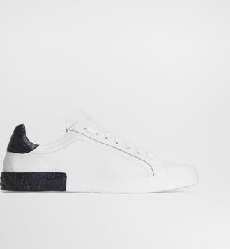 Dolce & Gabbana Sneaker Portofino Aus Kalbsleder - Mann Sneakers Mehrfarbig 41.5
