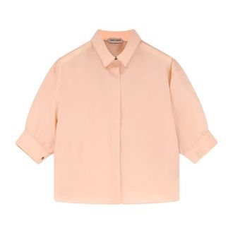Alberta Ferretti Femme, Blouses et Chemises, Beige, Taille: 44 FR Chemise en soie