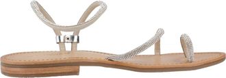 Les Tropeziennes Stilvolle flache Sandalen f&uuml;r Frauen - - Shoes - Damen - Grau - 39 EU