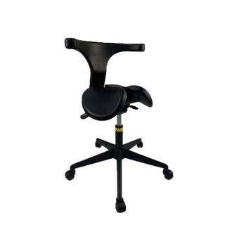 Generic Sattelhocker mit R&auml;dern, drehbar, verstellbar, rollbar, ergonomischer Stuhl, 440 Pfund Tragkraft, geeignet for Massage, Kliniken und Labore