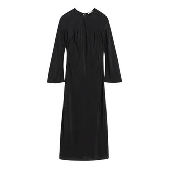 By Malene Birger Zebra Print Maxikleid Schwarz - - Dresses - Damen - Schwarzk - S