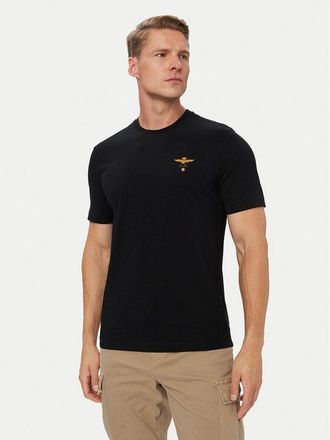 Aeronautica Aeronautica Militare T-Shirt 262TS1580UJ00372 Schwarz Regular Fit