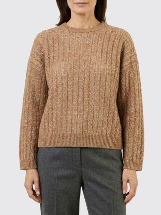 Brunello Cucinelli Pull BRUNELLO CUCINELLI Femme couleur Br&ucirc;l&eacute;