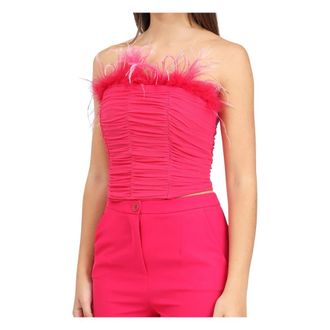 Patrizia Pepe Elegantes Top mit Stretch-Material - - Tops - Damen - Rosa - M