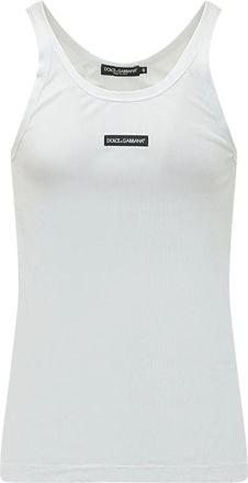 Dolce & Gabbana Homme, Tops, Blanc, Taille: XL D&eacute;bardeur c&ocirc;tel&eacute;