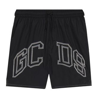 GCDS Zweifarbige Badeshorts - - Swimwear - Herren - Schwarzk - S