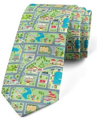 Generic Cravate DAffaires Vert Gris Formelle Cravates Tendance Cravates Homme Pour Accessoires &Eacute;v&eacute;nements Affaires