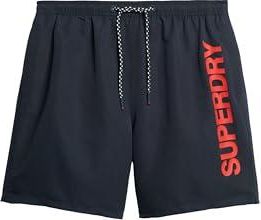 Superdry Maillot de Bains Sport Graphic 17 Swim Short zrn Richest Navy L