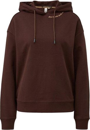 QS by s.Oliver Sweatshirt Sweatshirt Weicher Hoodie mit Backprint