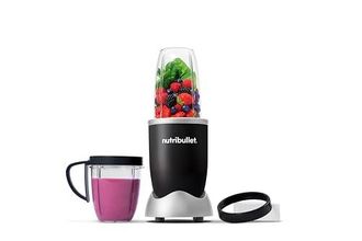 NutriBullet Original 600, Electric Blender, Chopper, Blender for Smoothie, Multifunctional Blender Chopper, Power 600 Watts, Cups of 700 ml and 500 ml, Black, NB6