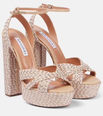 Aquazzura Sandales Sundance Plateau 140