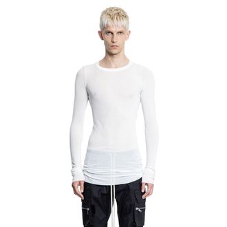 Rick Owens Forever Rib LS T in Viscose Silk Rib Jersey