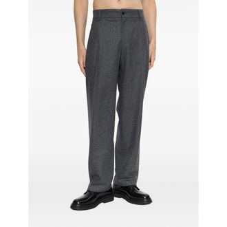 Dolce & Gabbana Virgin Wool Trousers - Grey