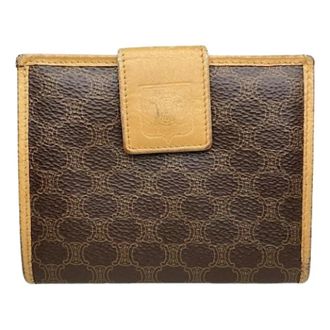 Celine Portefeuille en cuir vintage Pre-owned - Femme - Pre-owned - Brun - Taille: ONE Size