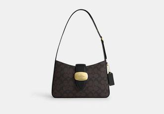 Coach Eliza Schultertasche aus Signature-Canvas