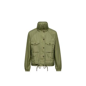 Moncler Moncler Nor Hooded Jacket, Women, Green, Size: 00