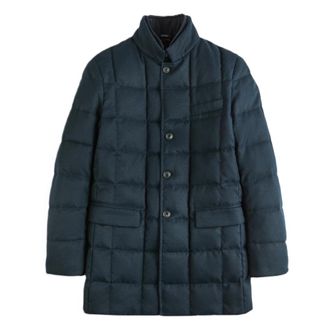 Fay Daunenmantel (Doppelreiher) - - Jackets - Herren - Blau - 2XL