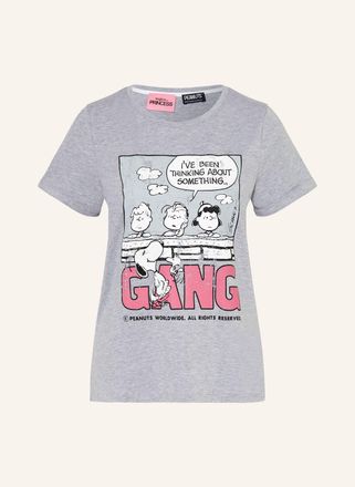 Frog Box Frogbox T-Shirt Mit Schmucksteinen grau