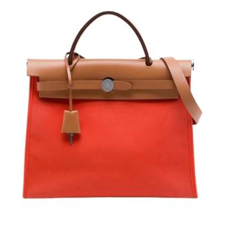 Herm&egrave;s Pre-owned Herbag Zip 31 - Femme - Pre-owned - Orange - Taille: ONE Size