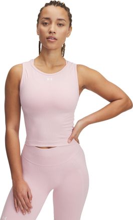 Under Armour Damen Train Seamless Tank, Prime Pink/Wei&szlig;, XS