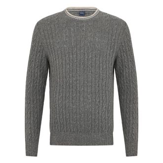 Fedeli Homme, Pulls, Gris, Taille: L Pull Gris Classique
