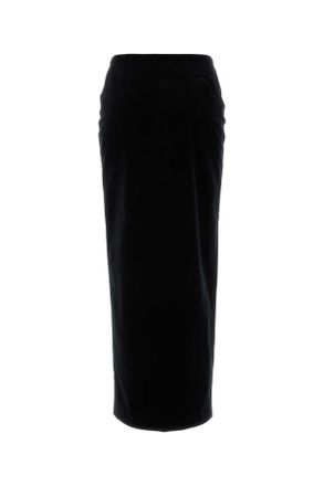 Blaze Womens Black Velvet Jealousy Skirt Gonne